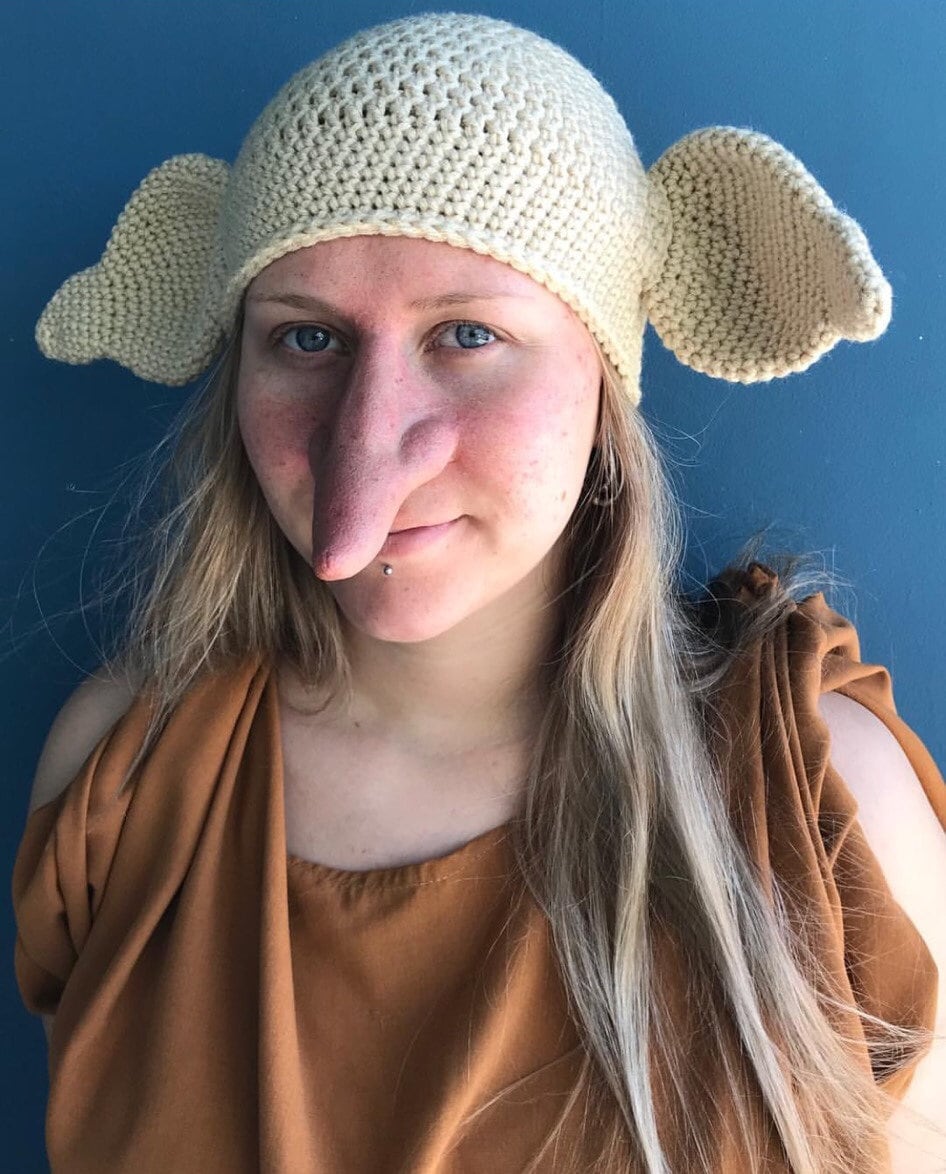 The House Elf Hat. Baby-adult Costume. Cosplay Hat Wig. | Etsy