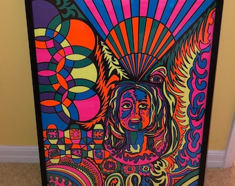 Flocked poster | Etsy