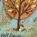 Fall Decor Fall Tree Sign Autumn Sign Fall color fall | Etsy