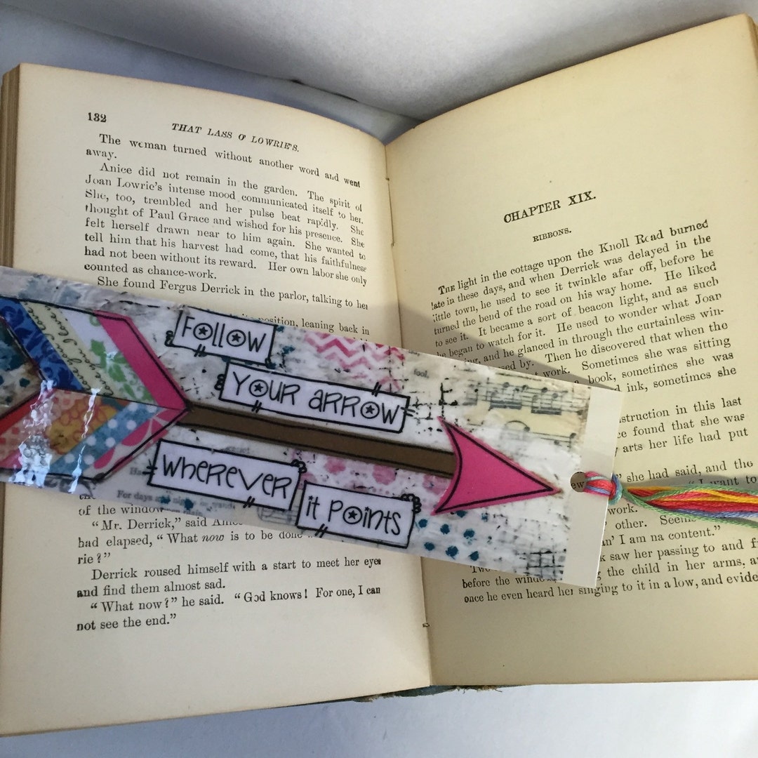Arrow Bookmark, Follow Your Arrow Bookmark - Etsy
