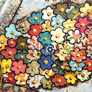 Painted Flower Sign, Daisy Sign, Friendship Gift, Bloom From Within ...