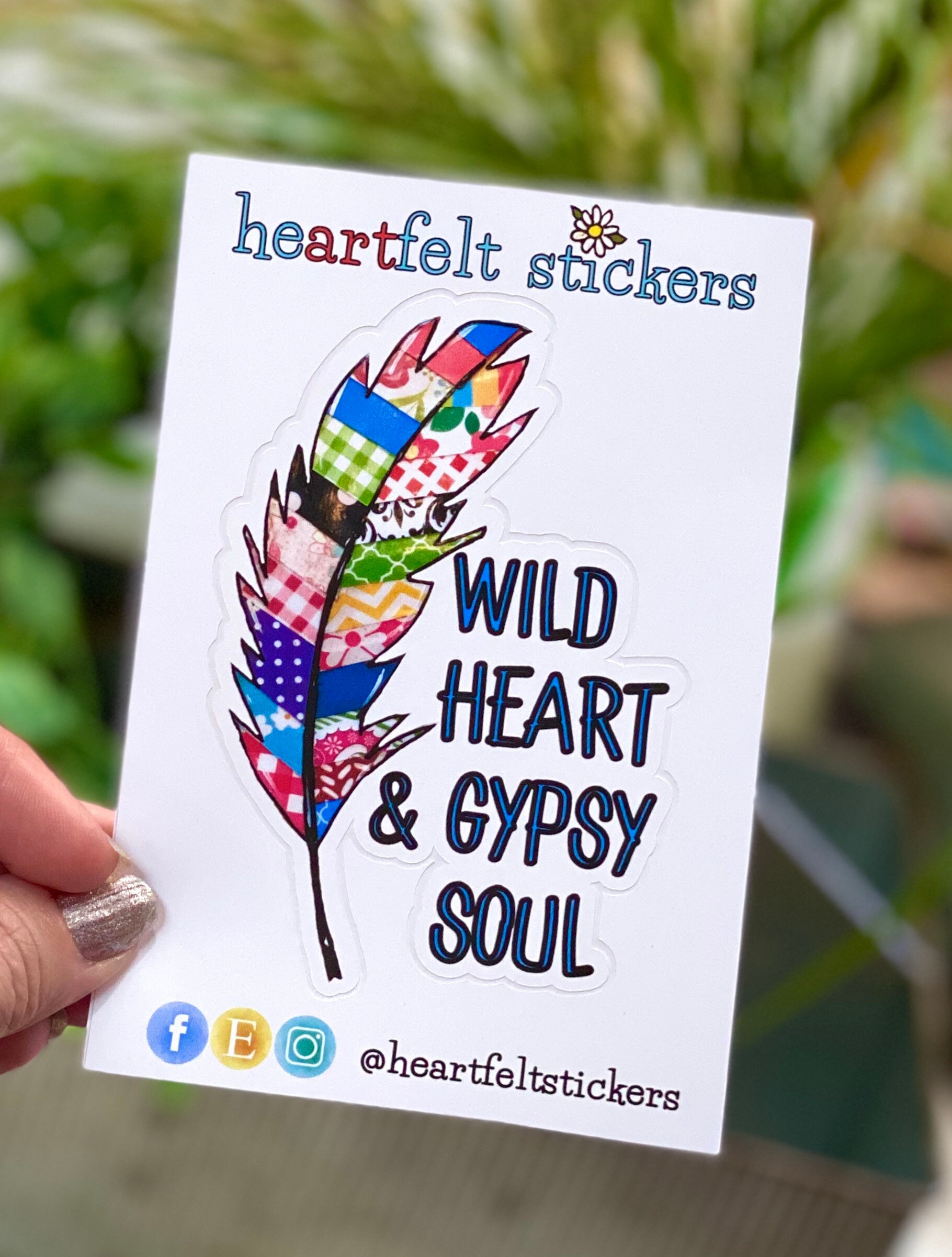 Feather Sign Boho Feather Colorful Feather Art Mixed Media | Etsy