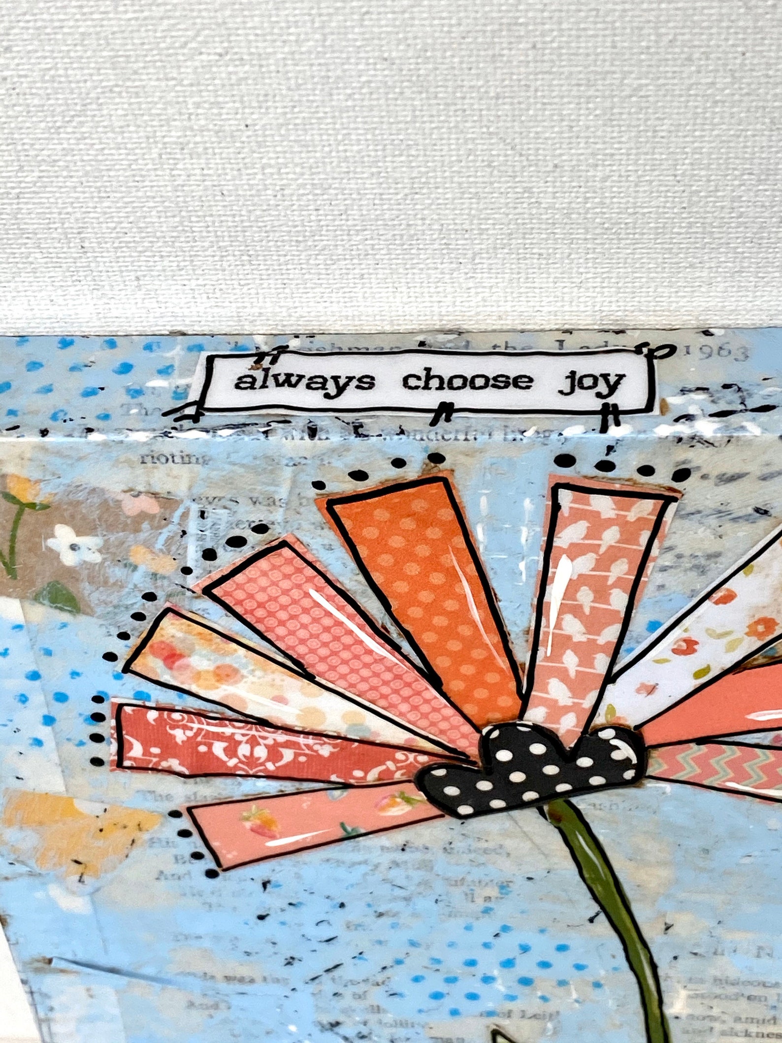 Believe in the Possibilities Sign Mixed Media Coral and Aqua | Etsy