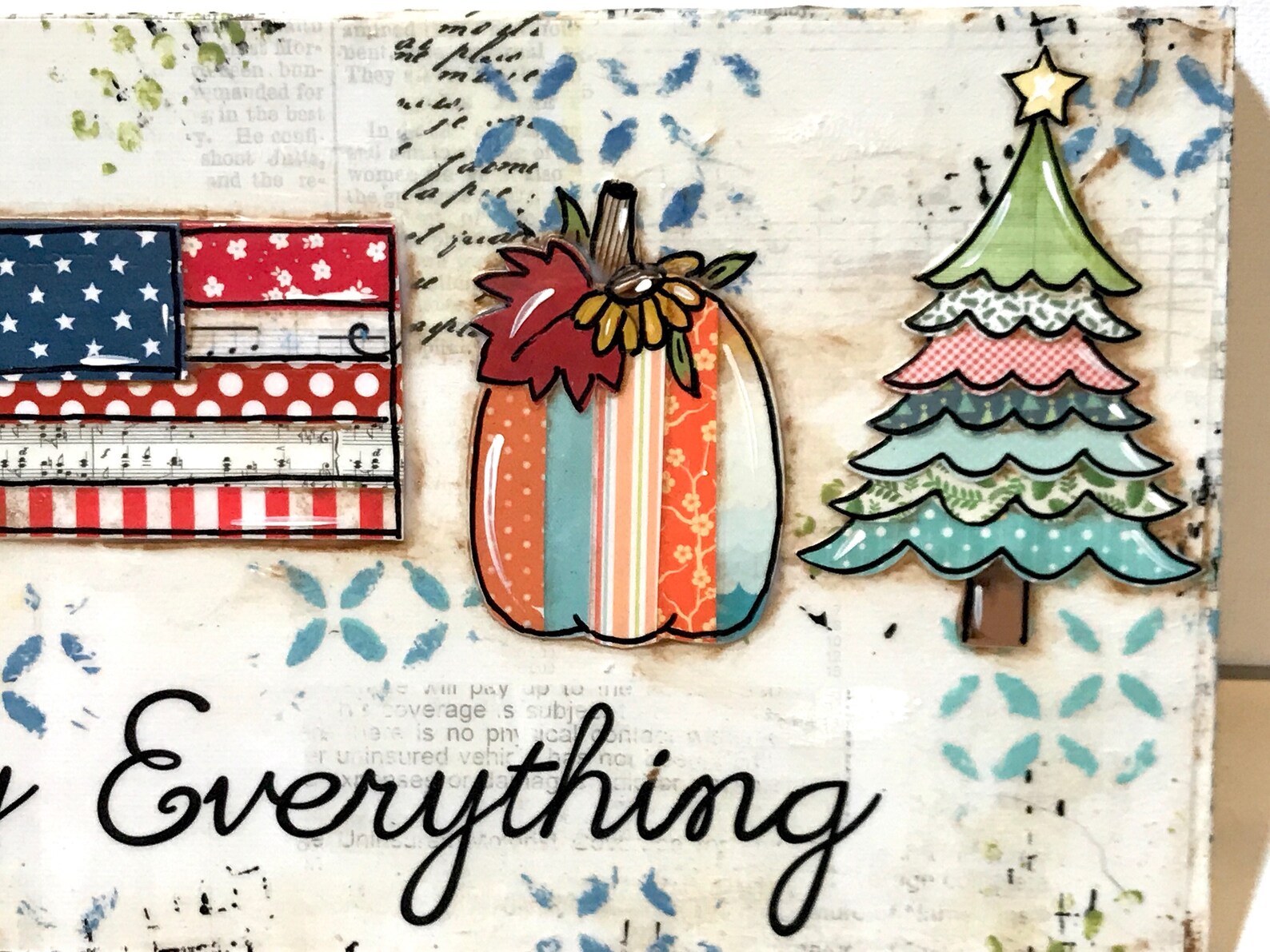 Happy Everything Sign Happy Everything All Seasons | Etsy