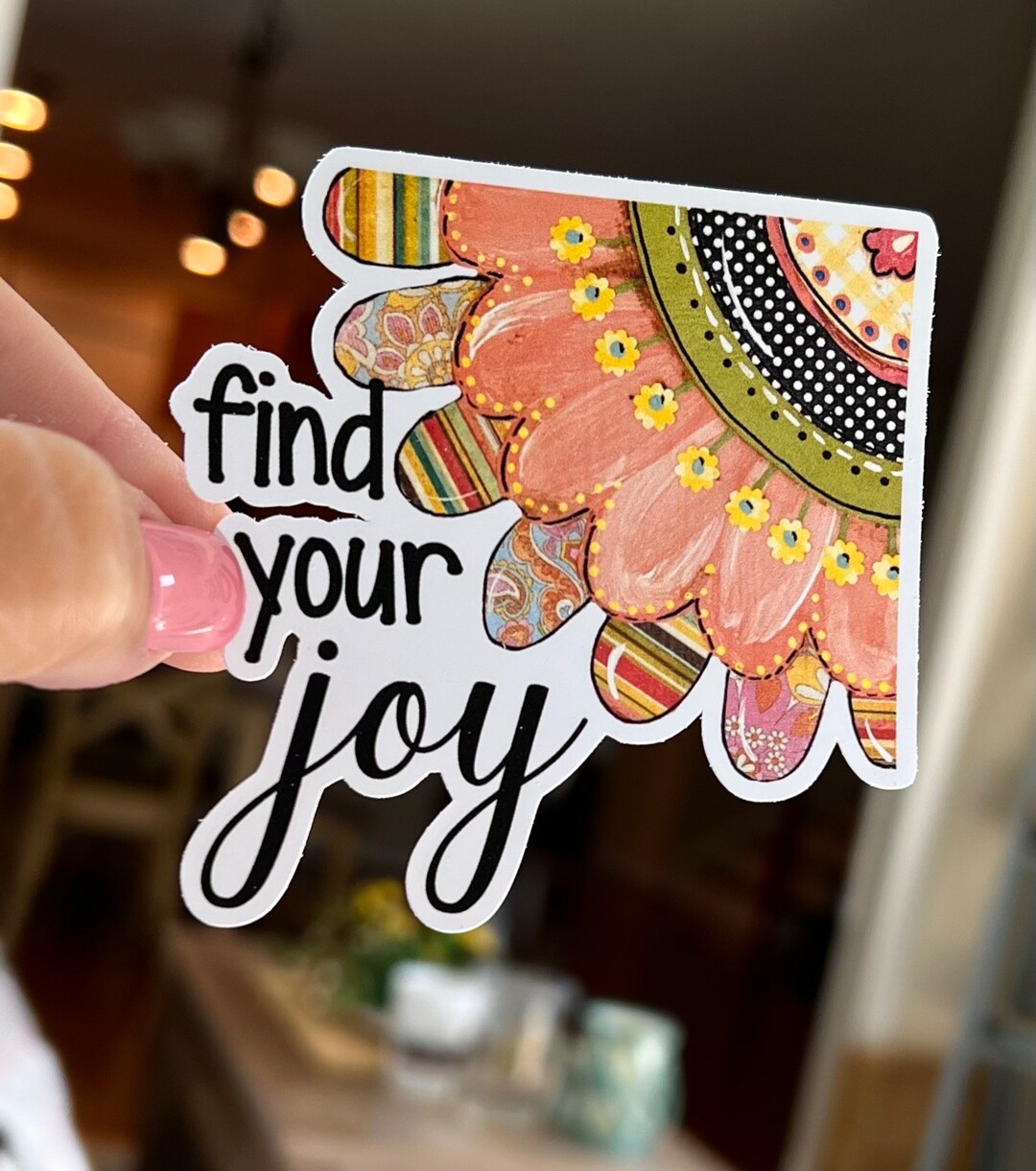 Boho Floral Sticker, Floral Decal, Bohemian Vinyl Decal, Hydro Flask ...