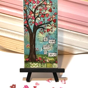 Valentine Decor, Love Tree, Valentine Sign, Heart Tree, All You Need is ...