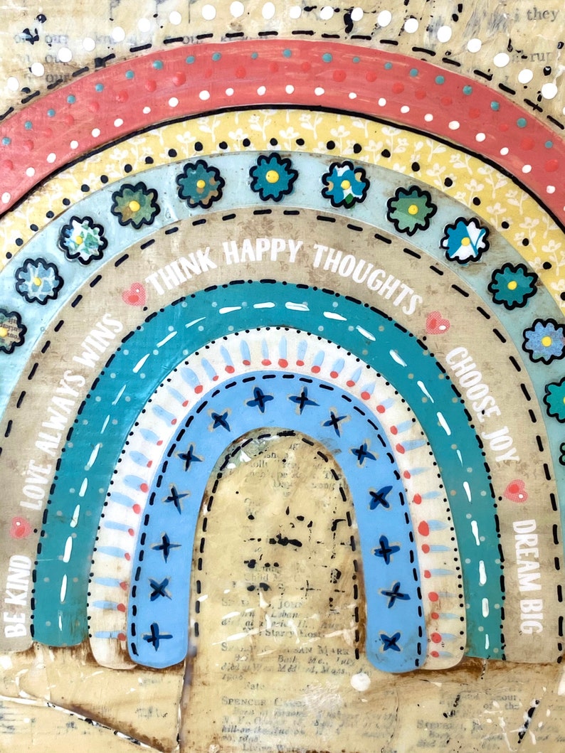 Rainbow Sign Boho Rainbow Rainbows Colorful Rainbow Sign - Etsy