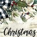 Buffalo Check Sign, Christmas Decor, Christmas Sign, Holiday Decor ...
