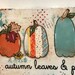 Autumn Leaves & Pumpkins Please Sign Fall Decor Decoration - Etsy