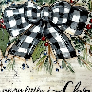 Buffalo Check Sign, Christmas Decor, Christmas Sign, Holiday Decor ...