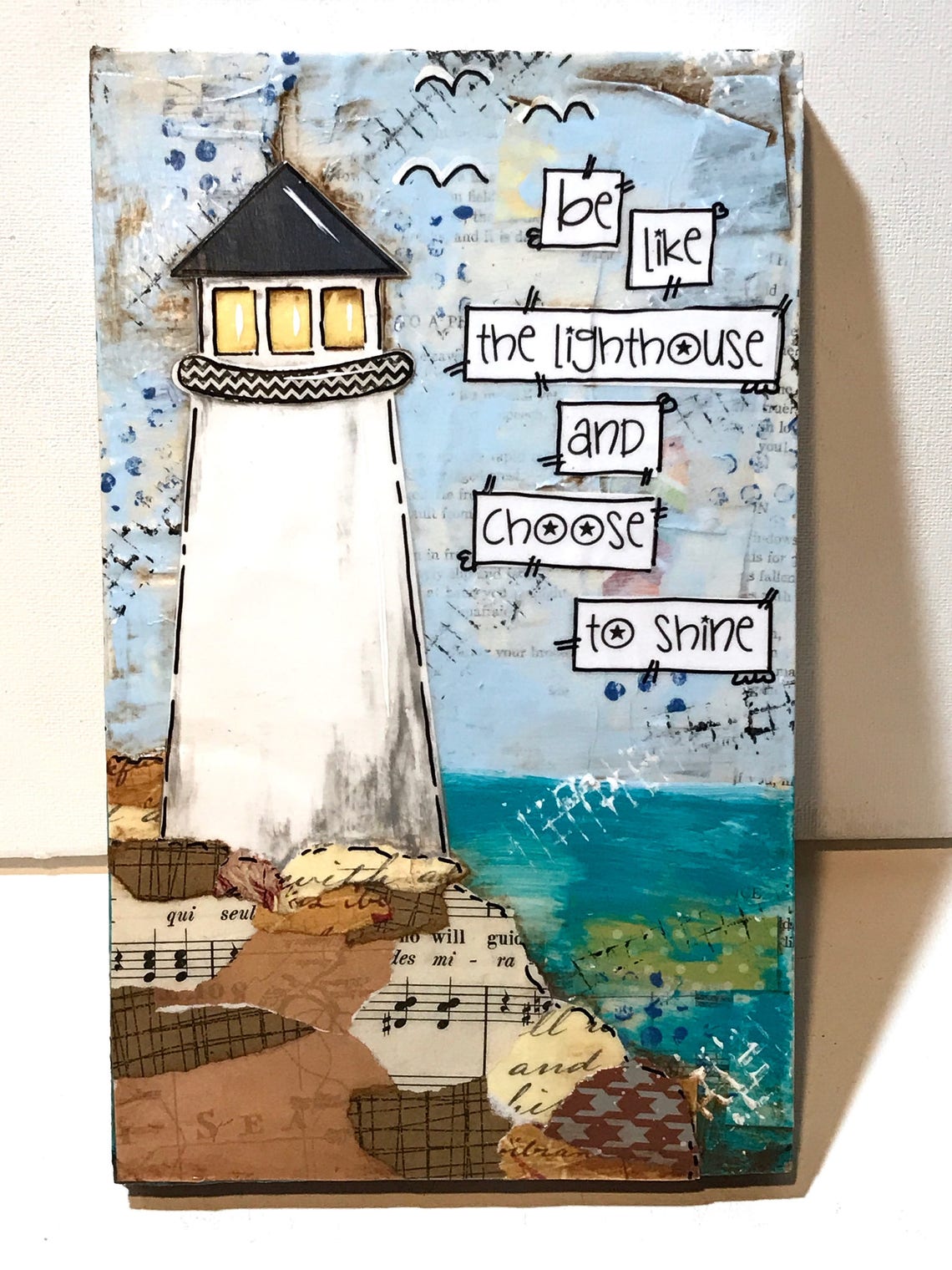 Lighthouse Decor Lighthouse Gift Lighthouse Painted Sign - Etsy