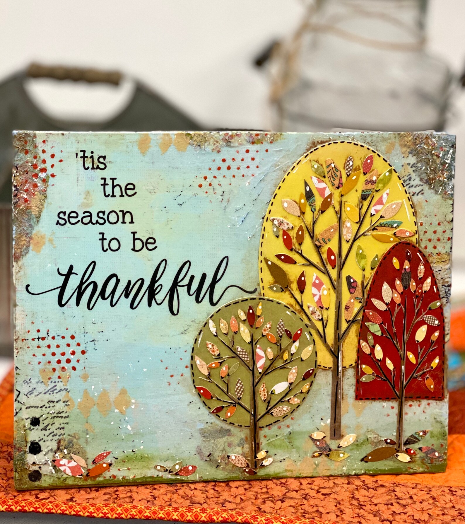 Fall Sayings Fall Tree Sign Fall Decor Autumn Sign Fall | Etsy