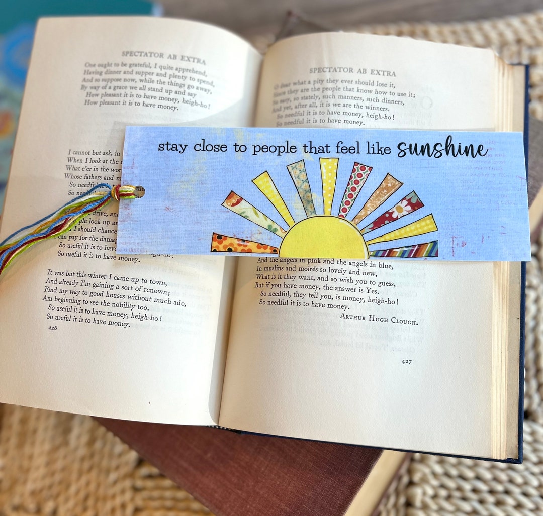 Sun Bookmark, Sunshine Bookmark, Feel Like Sunshine, Book Love, Page ...