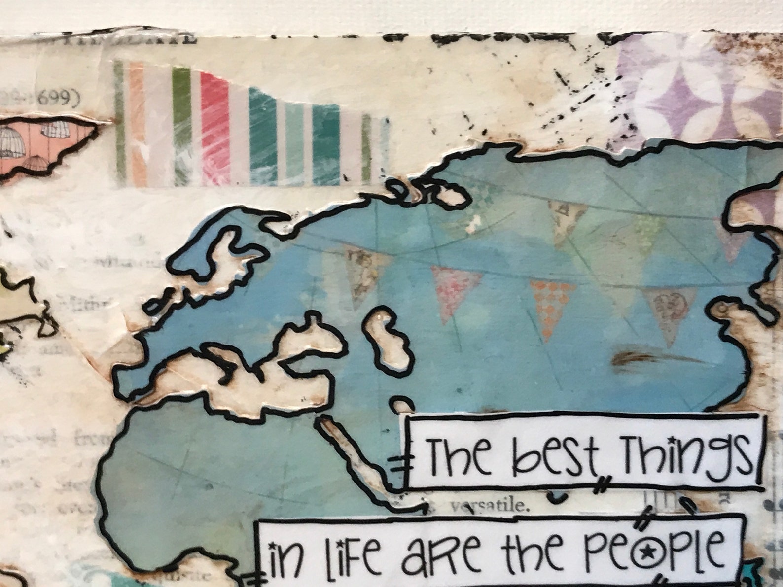 World Map Sign Memories Sign Inspirational Map Decor Map | Etsy