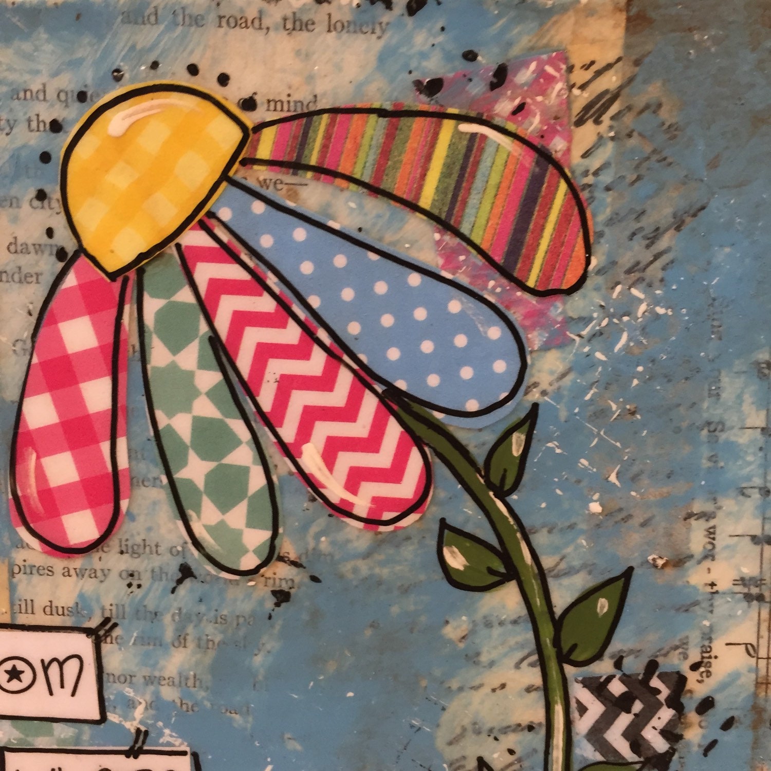 Painted Flower Sign Bloom Where You Are Planted - Etsy