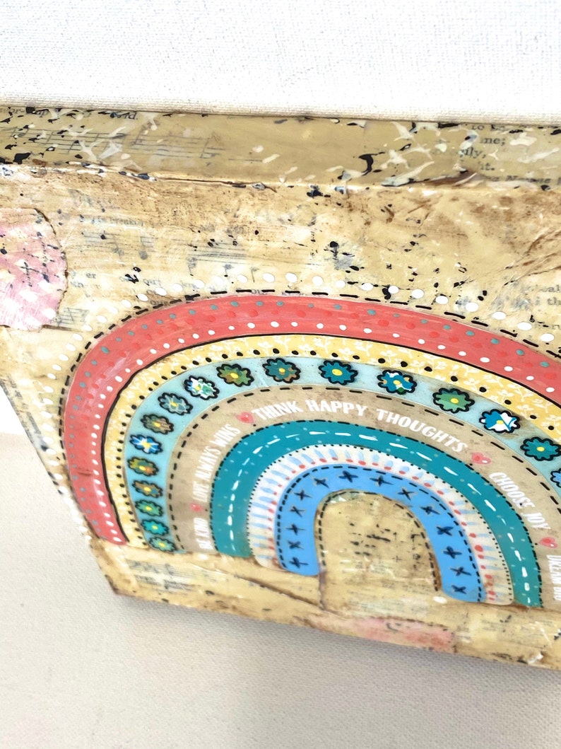 Rainbow Sign Boho Rainbow Rainbows Colorful Rainbow Sign - Etsy