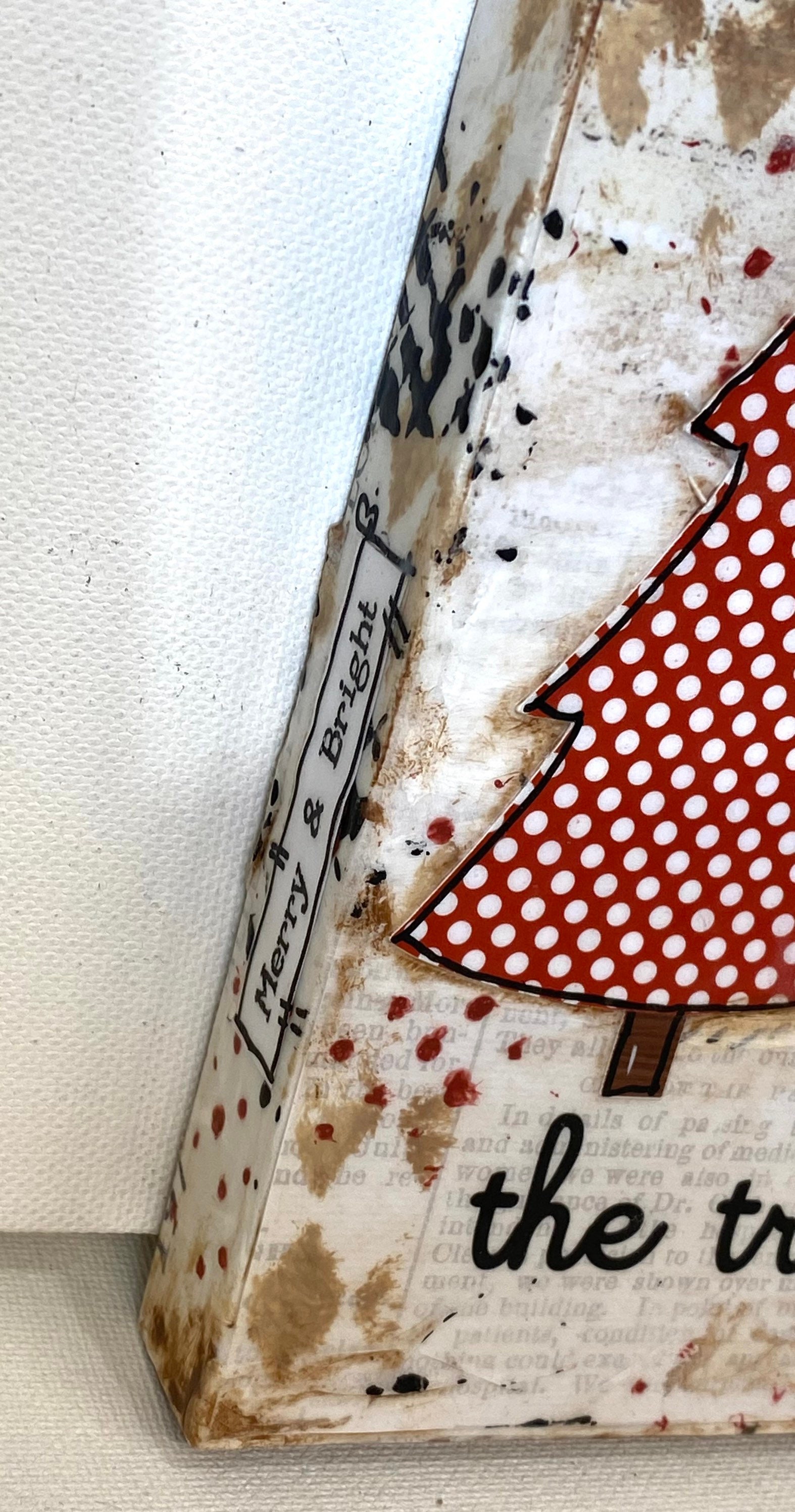 Christmas Decor Tree Sign Holiday Sign Christmas Tree Row - Etsy