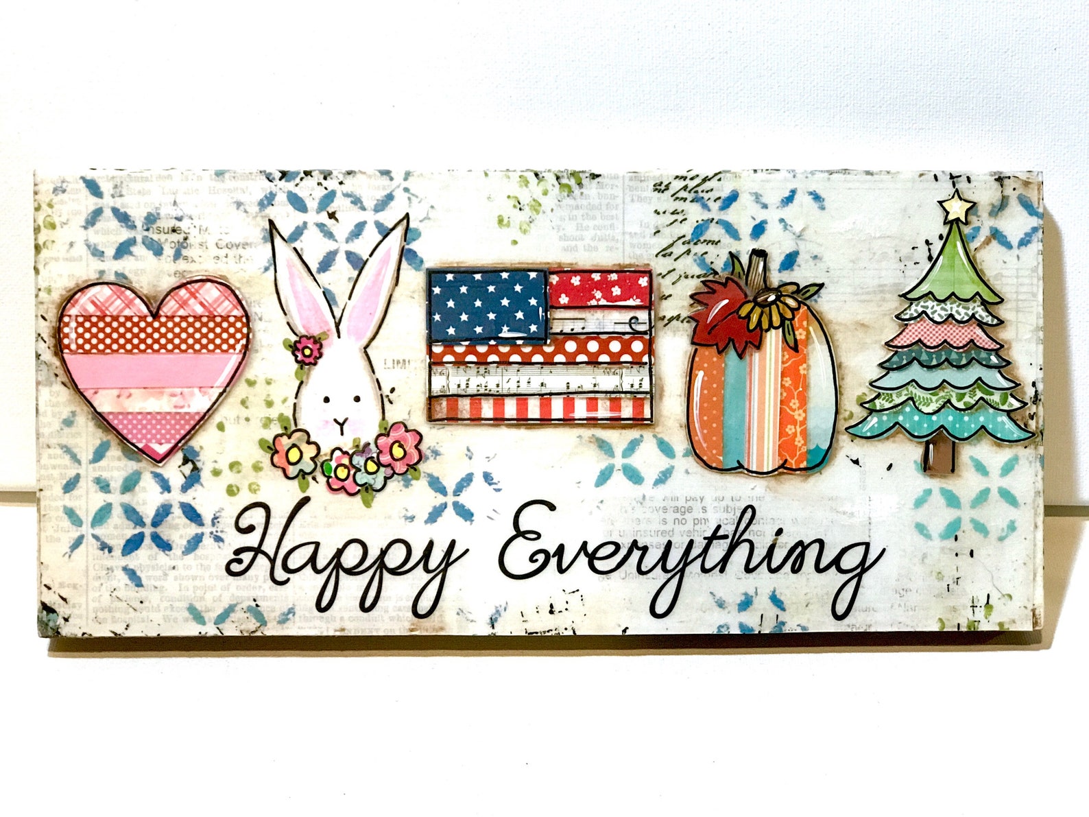 Happy Everything Sign Happy Everything All Seasons | Etsy