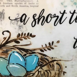 Mother Sign Nest Sign a Mother Holds Her Children's Hands Nest With ...