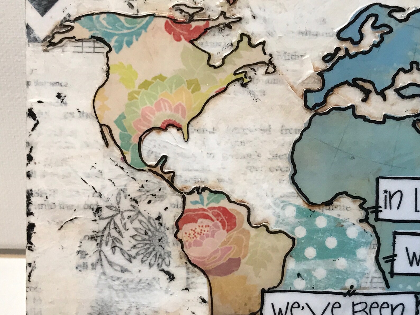 World Map Sign Memories Sign Inspirational Map Decor Map | Etsy