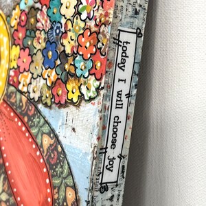 Painted Flower Sign, Daisy Sign, Friendship Gift, Bloom From Within ...