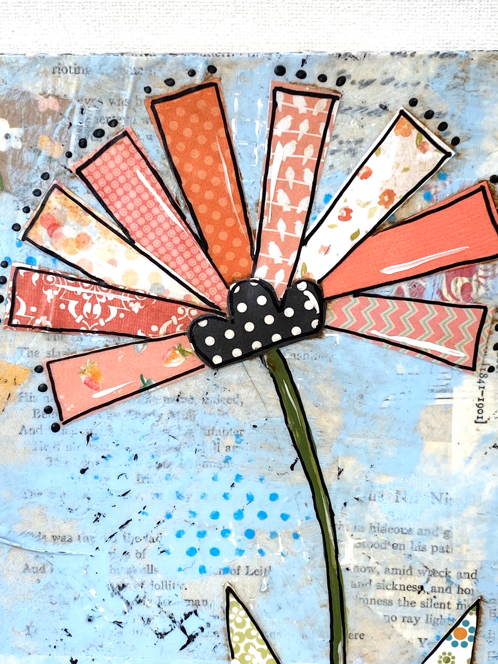 Believe in the Possibilities Sign Mixed Media Coral and Aqua | Etsy