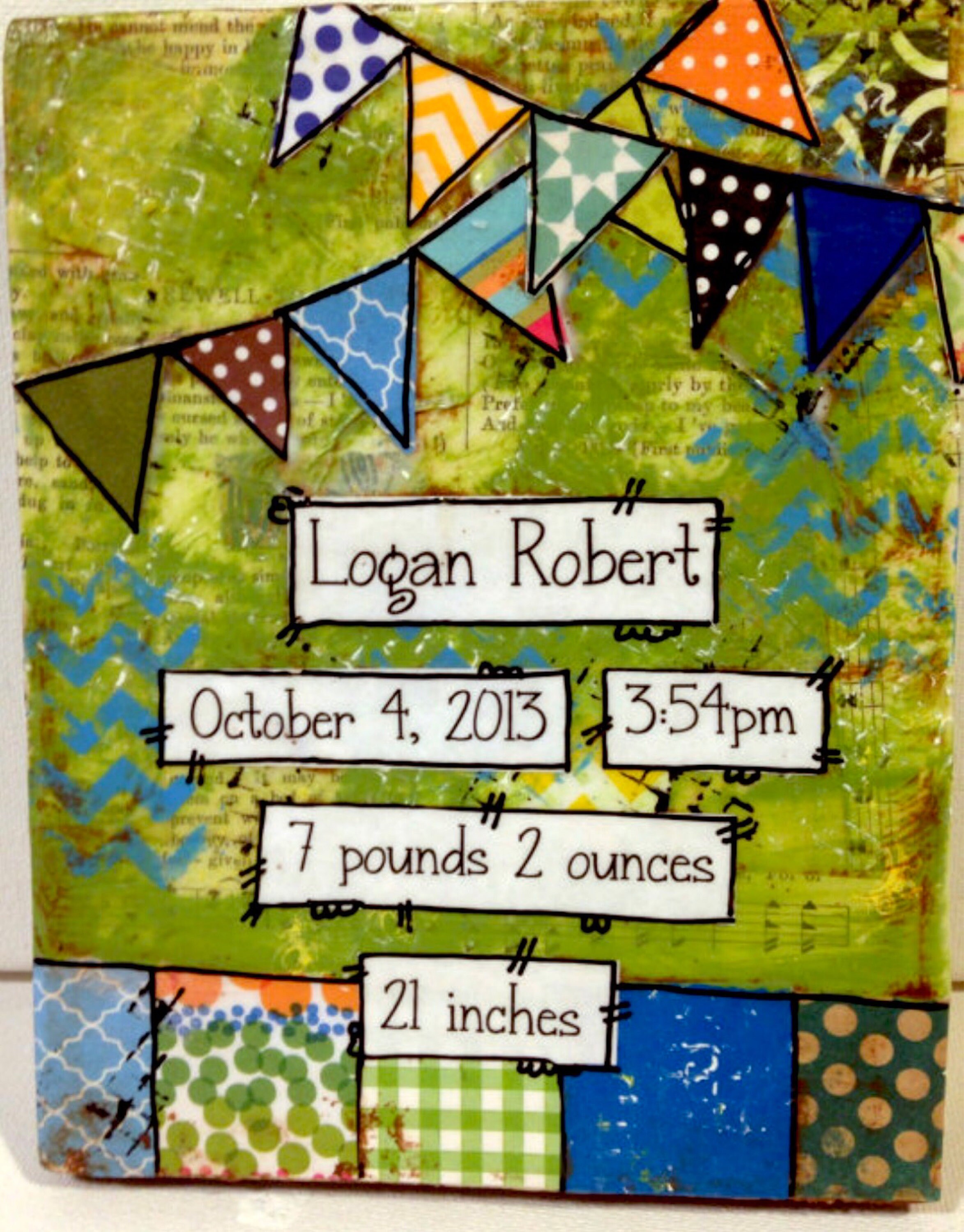 Baby Sign Baby Boy Nursery Decoration Personalized | Etsy