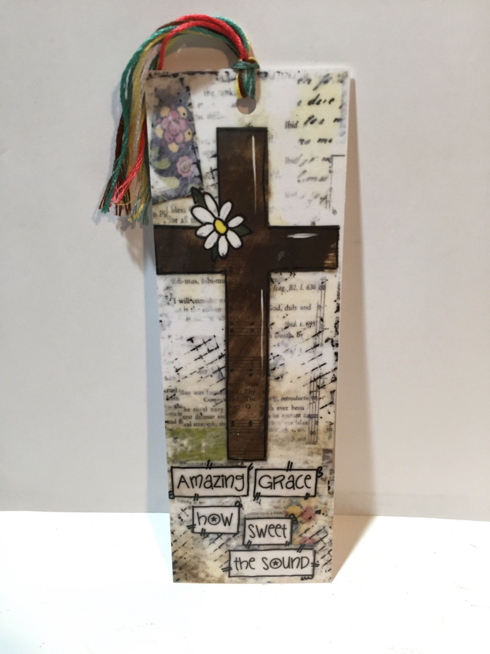 Cross Bookmark Amazing Grace Bookmark Bible Study Gift - Etsy