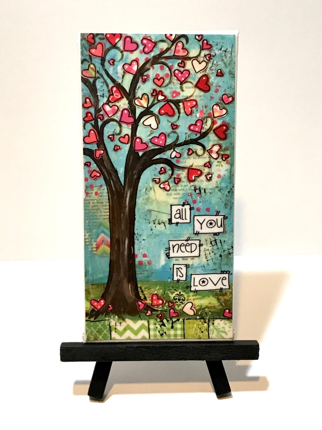 Valentine Decor, Love Tree, Valentine Sign, Heart Tree, All You Need is ...