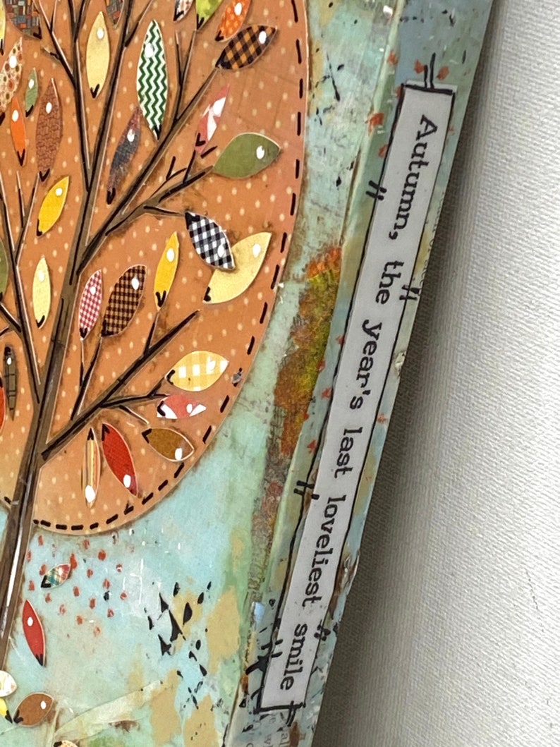 Fall Decor Fall Tree Sign Autumn Sign Fall Color Fall - Etsy