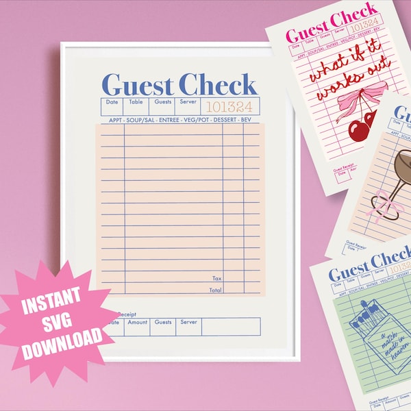 Blank Check Svg - Etsy