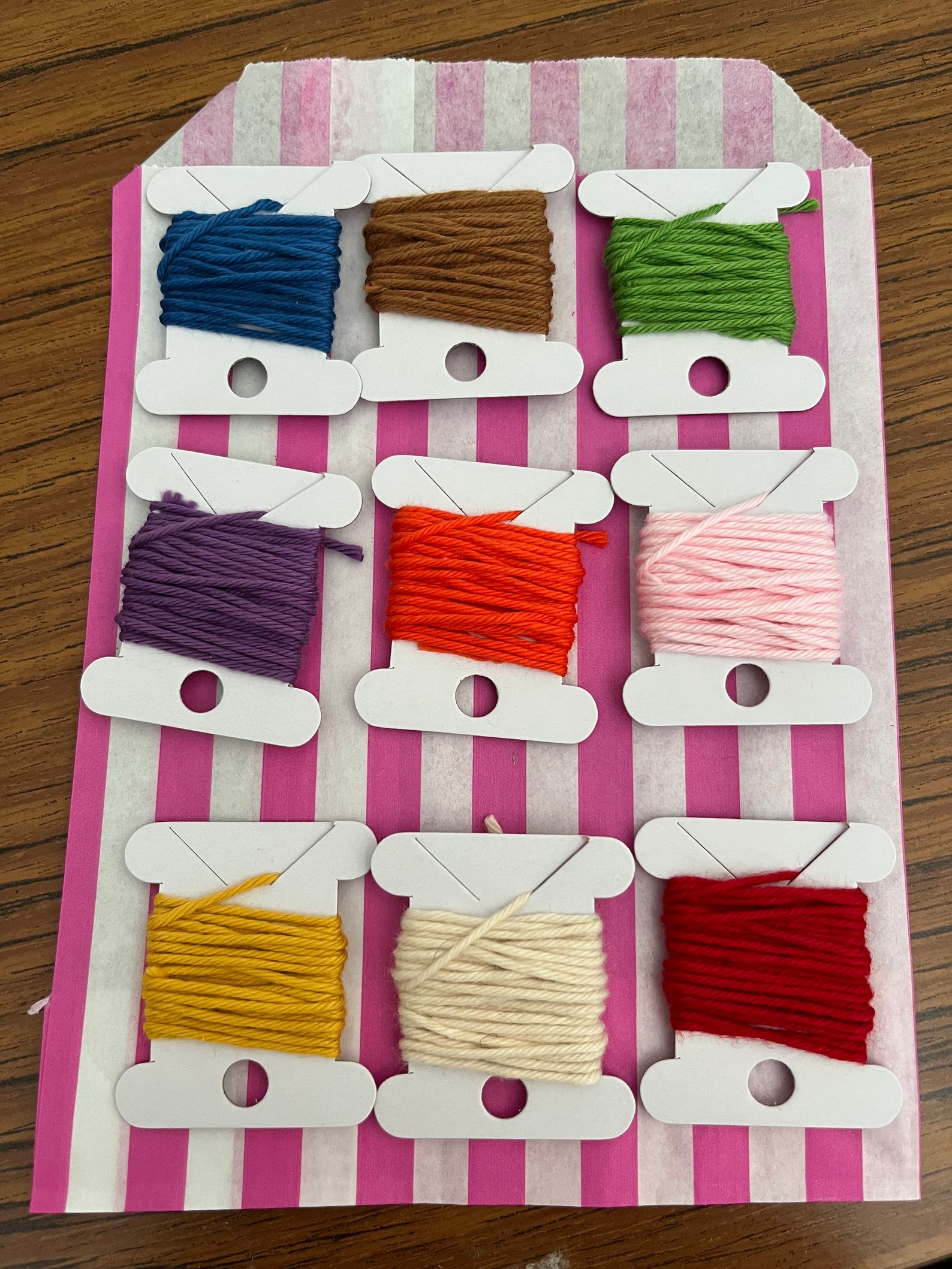 Beginners Binca Learn to Sew Kit. Fabric,needles,cotton Thread. Stitch ...