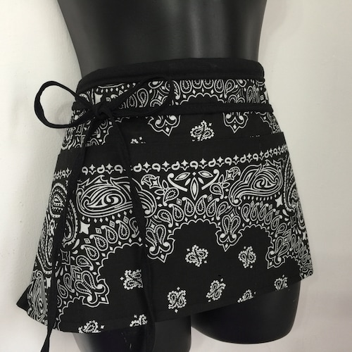 Sturdy Reversible 3 Pocket Waitress Apron Scarf Hankerchief - Etsy