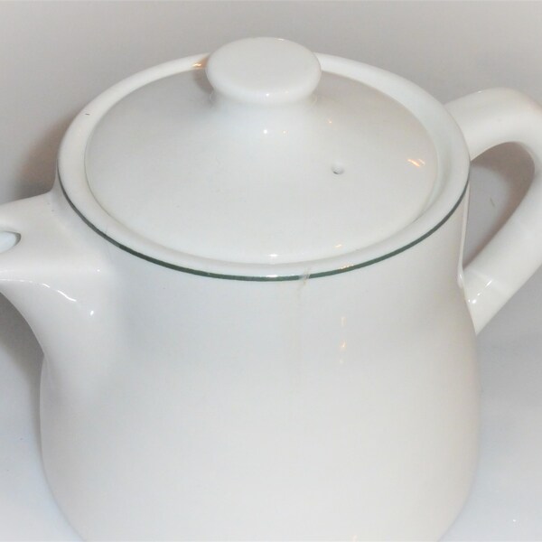 White Teapot - Etsy