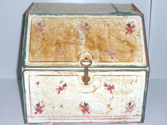 BS Rusty Old BREAD BOX Metal Bread Box All Original Bread - Etsy