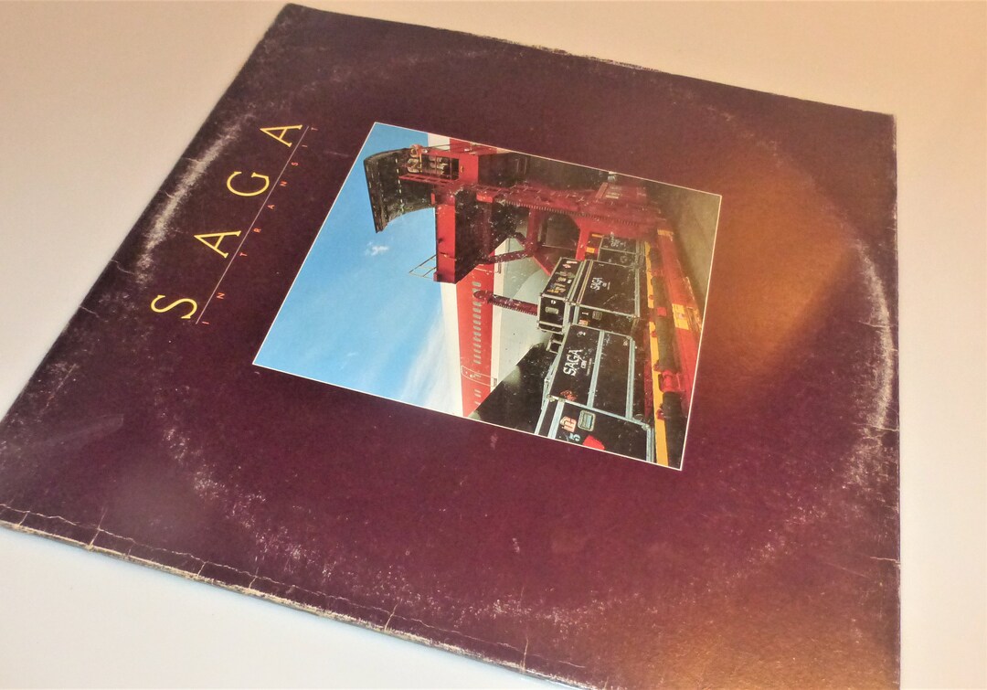 Lp5 1st Press 1982 Saga IN TRANSIT Record LP Vinyl Record Maze Records ...