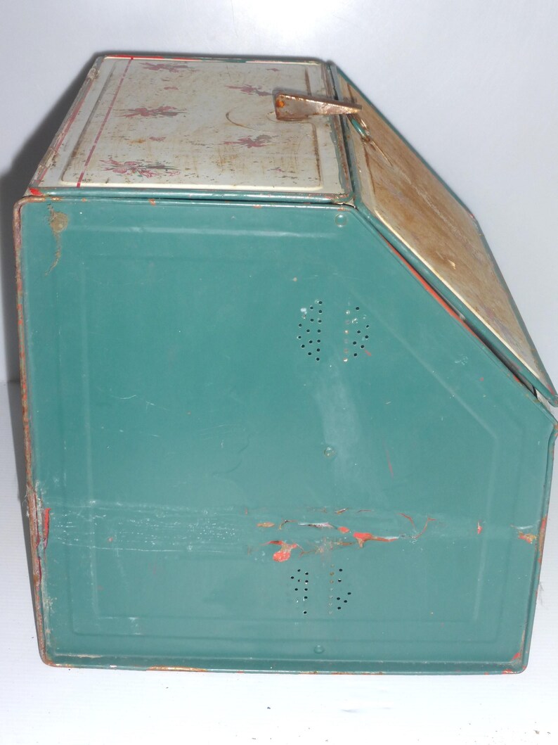 BS Rusty Old BREAD BOX Metal Bread Box All Original Bread - Etsy