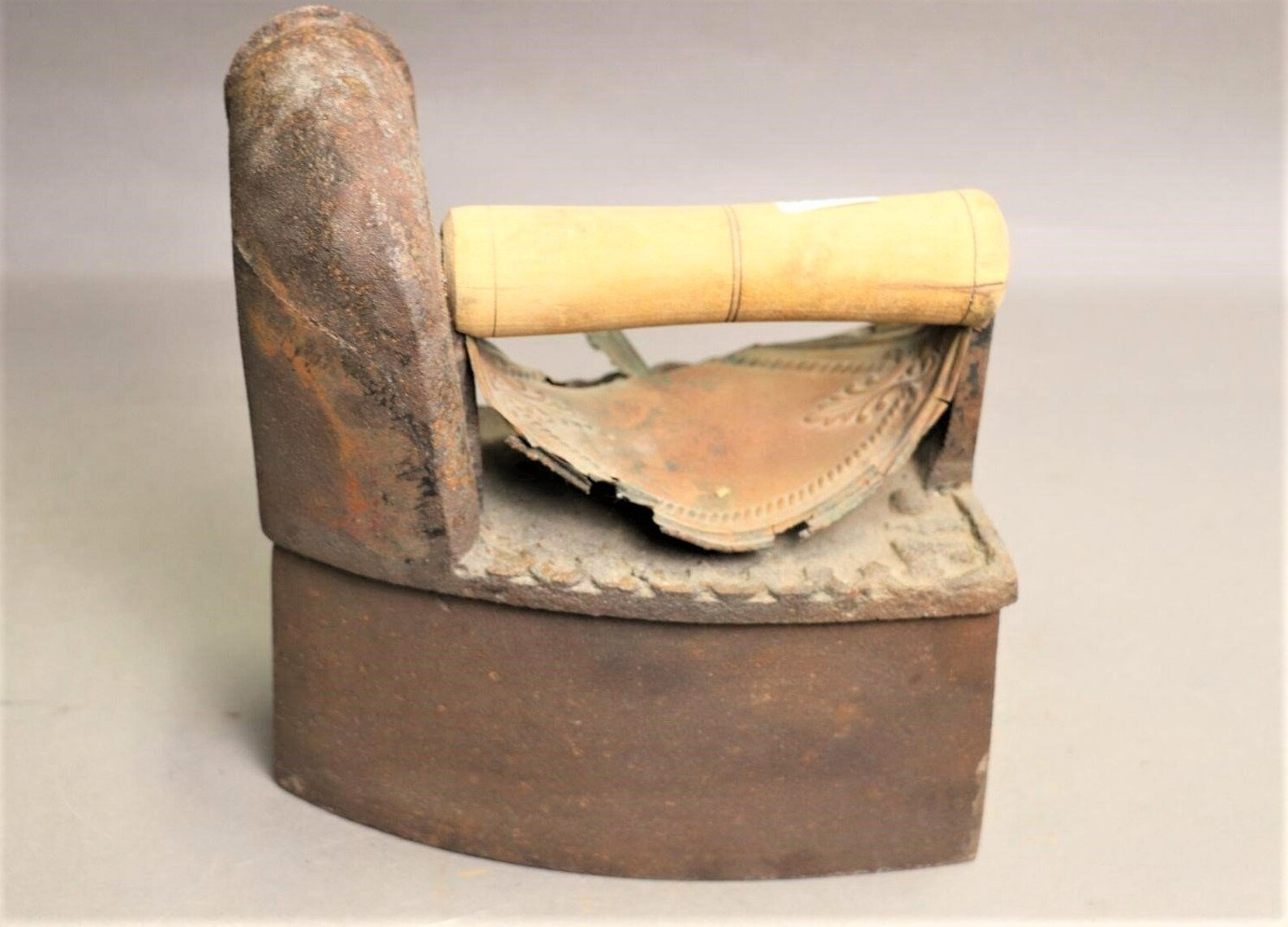 8 CAST Charcoal IRON With Chimney Wood Handle Hinged - Etsy