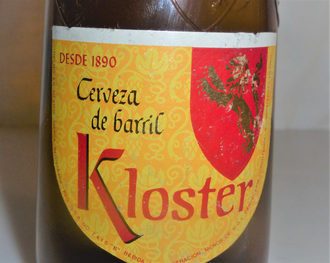 BX31 Cerveza De Barril KLOSTER Beer Bottle Hecho En Mexico - Etsy