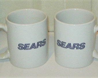 Vintage Sears Mugs - Etsy