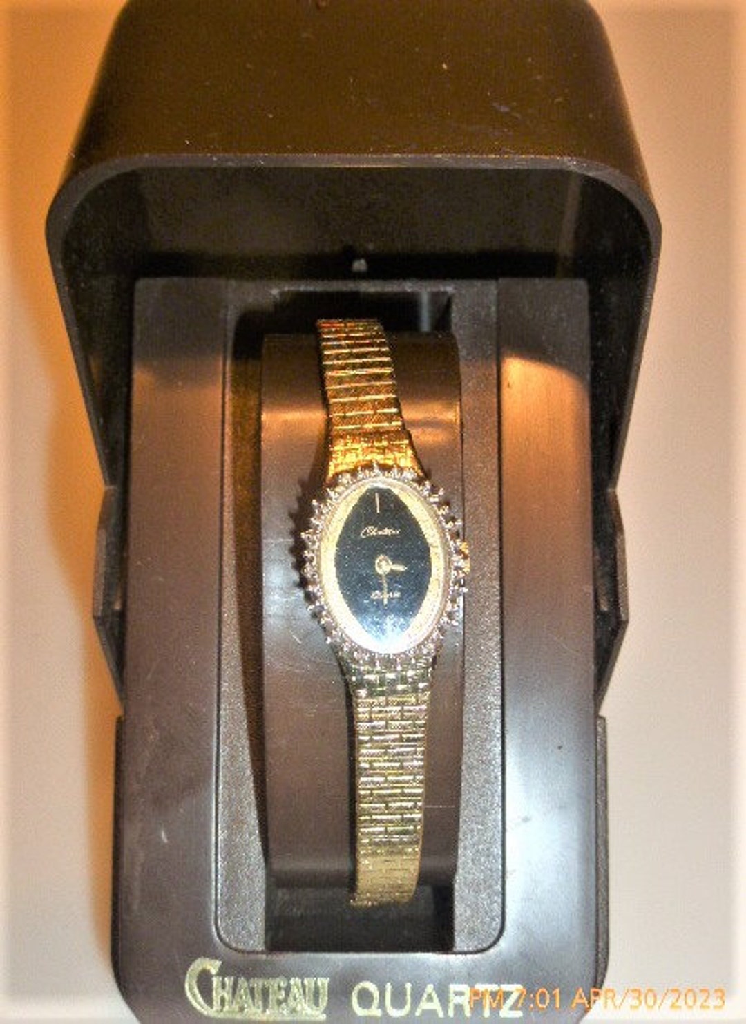 JW3 Chateau Quartz WATCH Woman's Watch Woman's Vintage Watch Gold Tone ...
