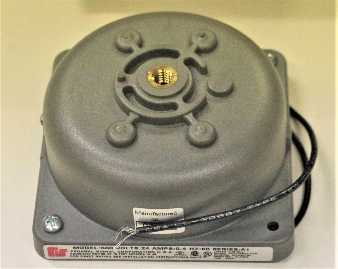 BNC Federal Signal BELL MECHANISM Model 500-024-1 Vibrating Bell ...
