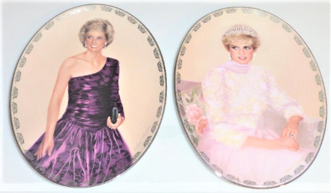 BX50 Lot of 4 PRINCESS DIANA Plates Wall Plates Royal Family - Etsy