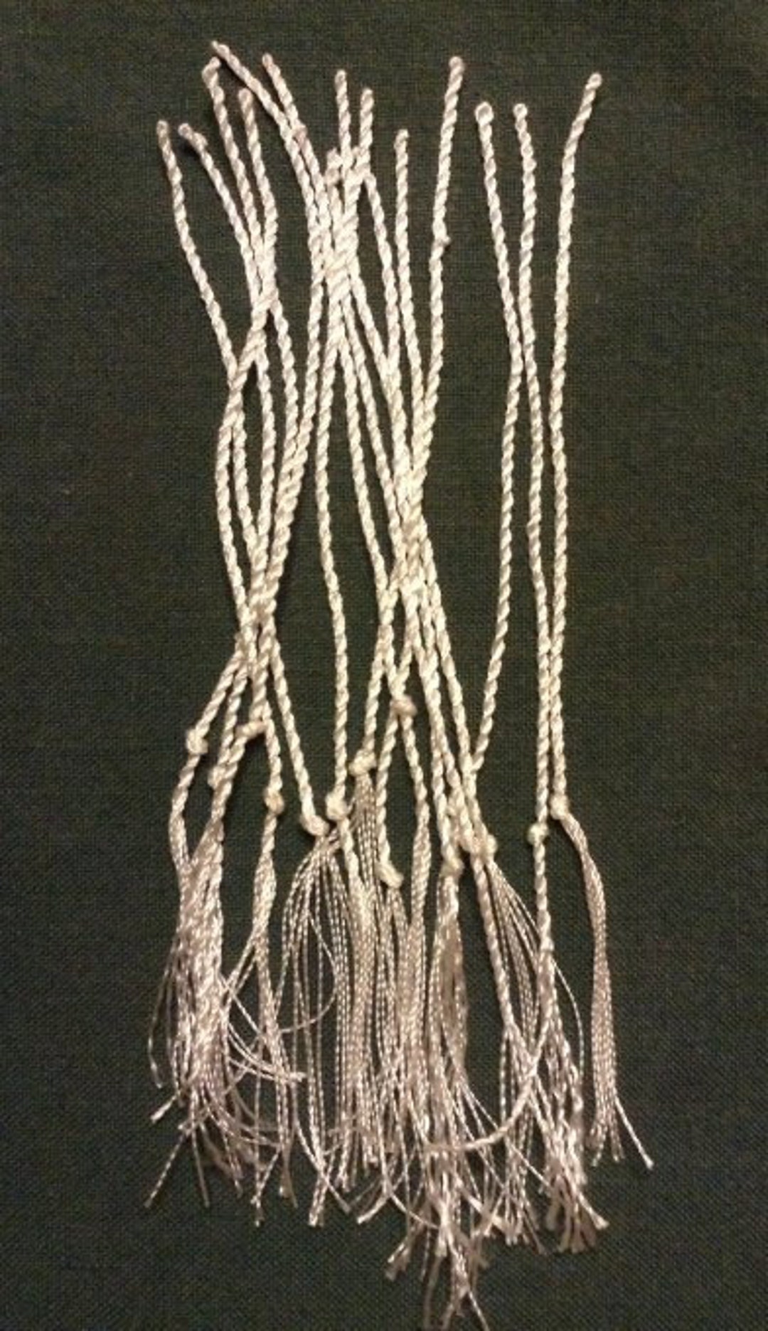 12 Pcs WHITE Bullwhip Replacement Nylon String Popper Cracker ...