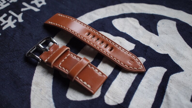 Customized Panerai Japanese Cordovan Leather Watchstrap (handmade) - Etsy