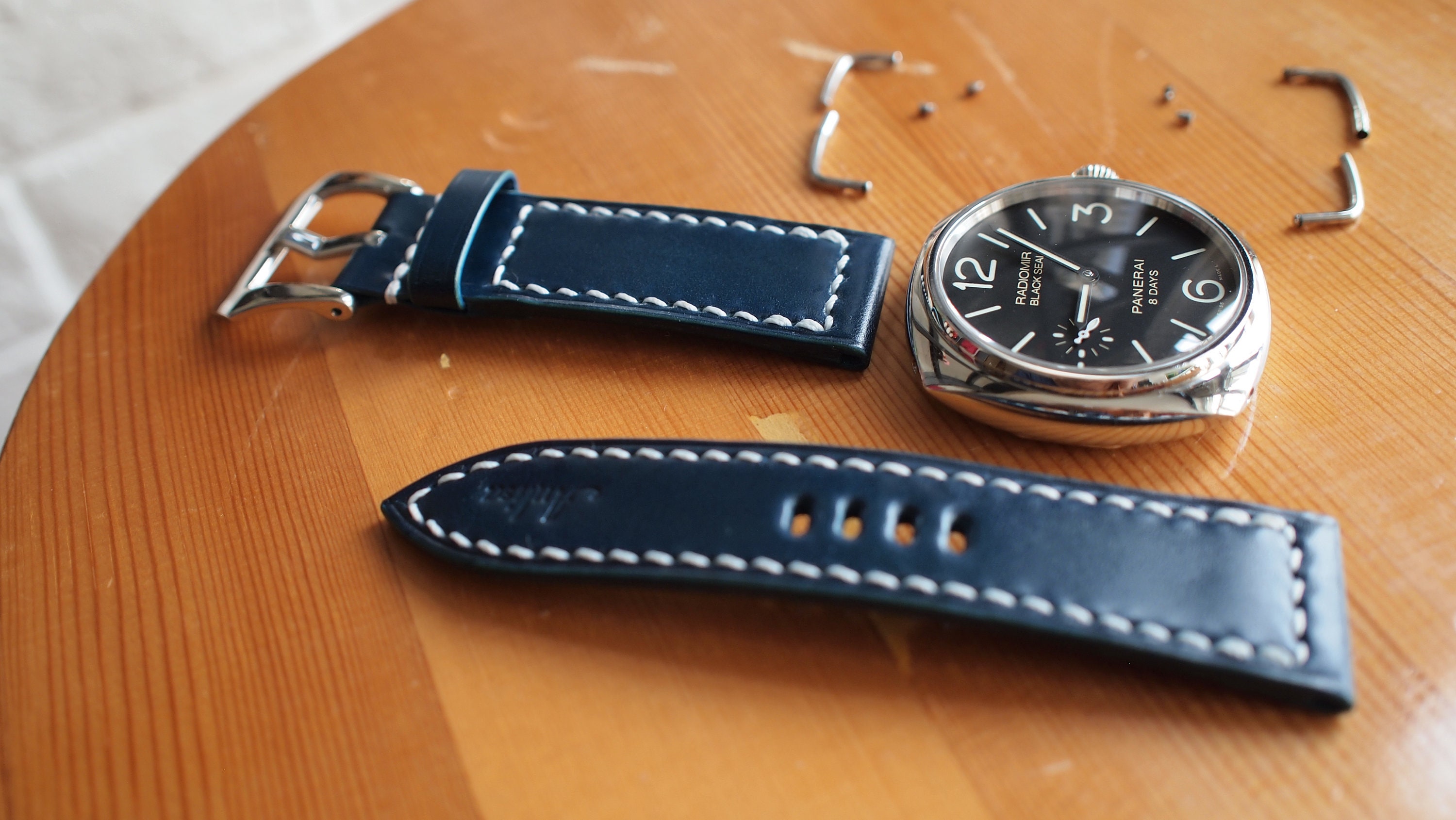 Customized Panerai Japanese Cordovan Leather Watchstrap (handmade) - Etsy