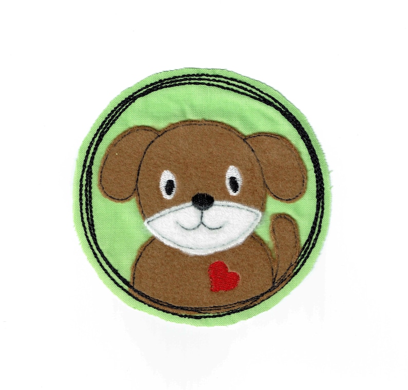 Embroidery File Doodle Button Dog Luis 10x10 Frame - Etsy