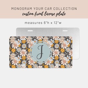 Front License Plate, Personalzed Car Tag, Cute Car Accessories, New Car ...