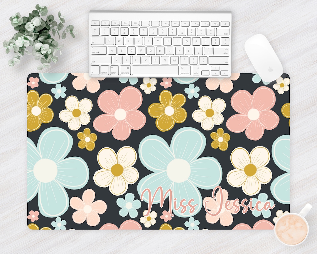 Personalized Desk Pad, Teacher Appreciation, Large Desk Mat, Custom ...