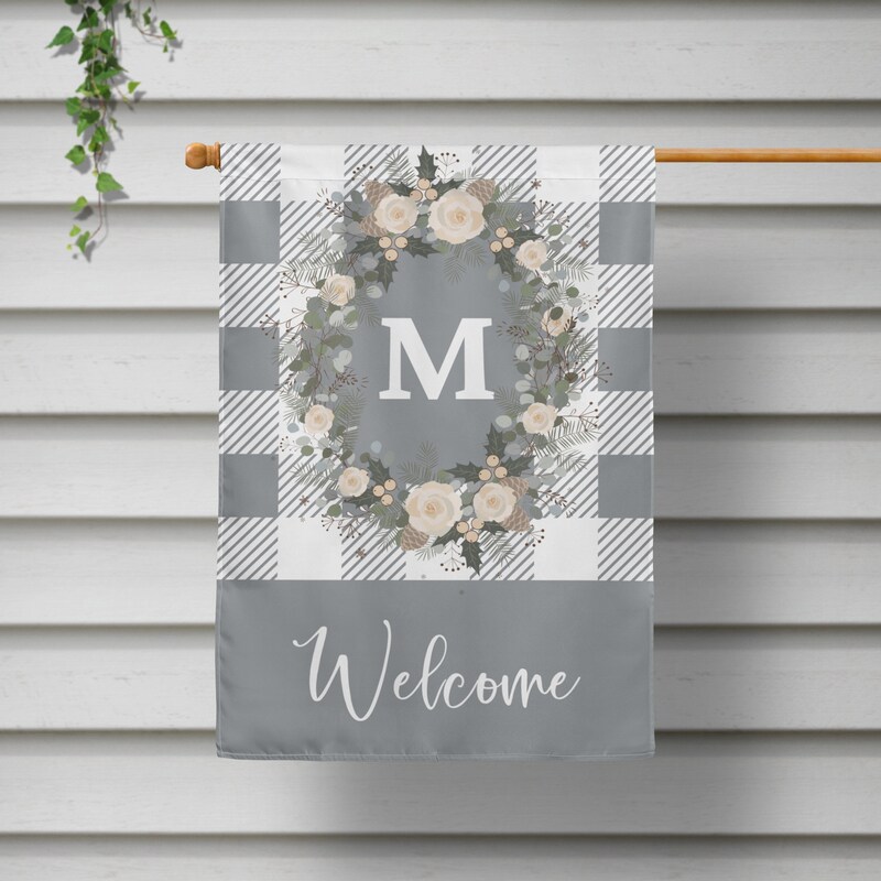 Monogrammed Flags - Etsy